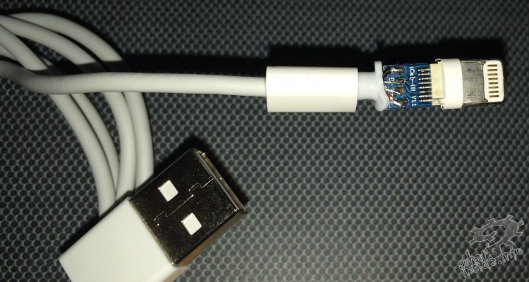 Fake Apple Lighting Cable Teardown 04 - What's Inside