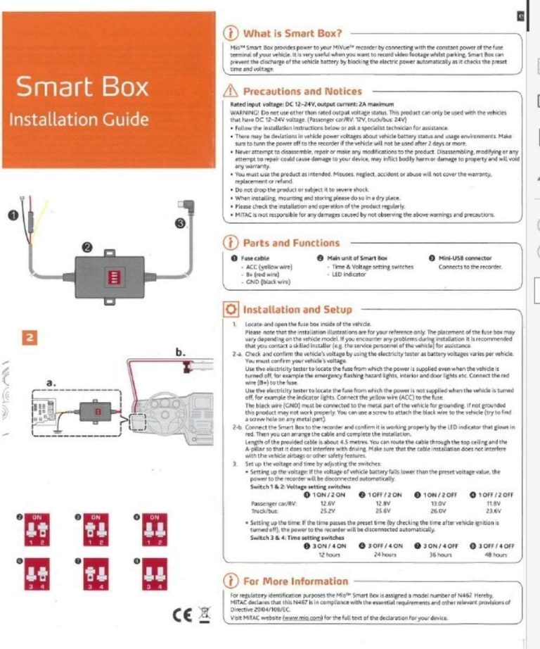 MiVue Smartbox Mio Mitac inside - What's Inside